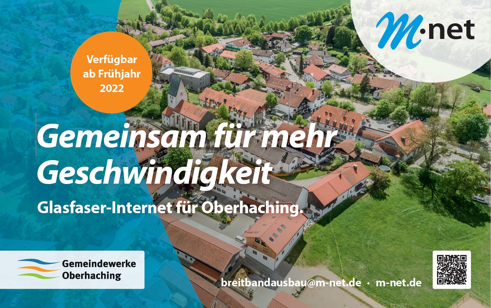 Highspeed - Internet, Telefon und TV durch M-Net | Gemeindewerk Oberhaching